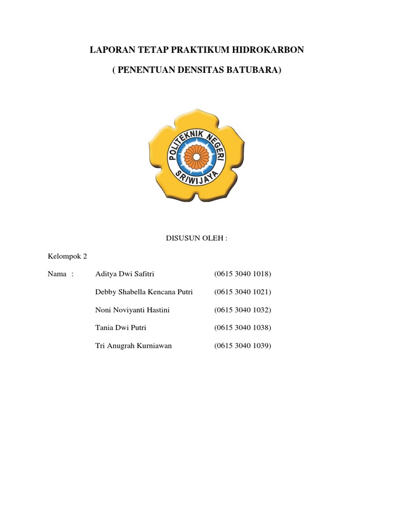 Lap Tetap Densitas Batubara | PDF