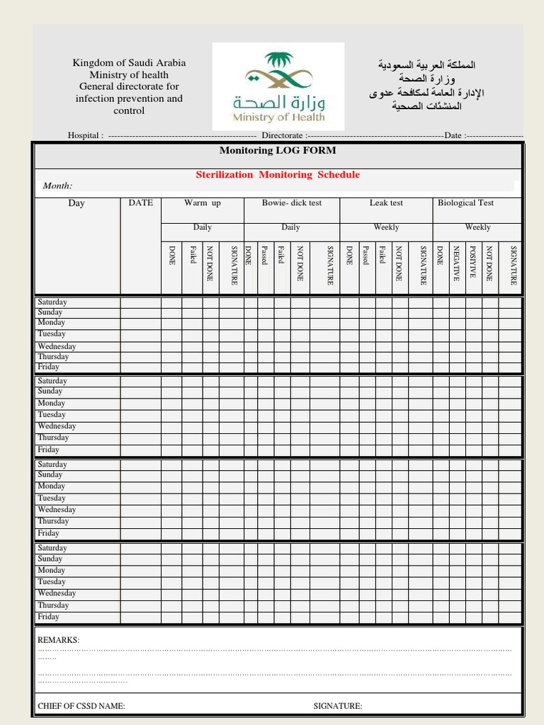 Kingdom of Saudi Arabia Ministry of Health General Directorate For ...
