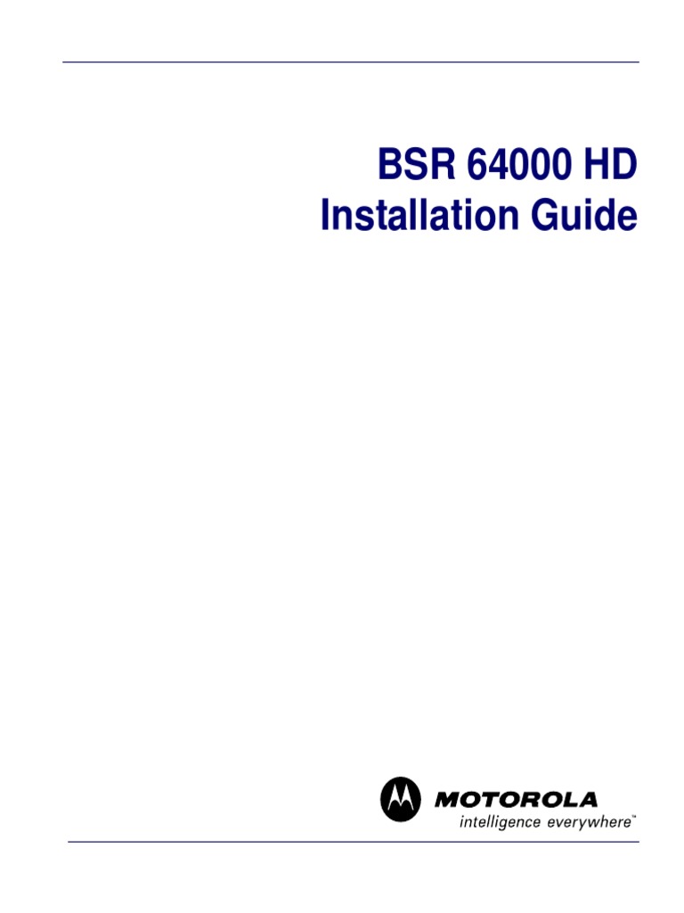 BSR64K Instalation Guide PDF | PDF | Electromagnetic Interference | Parameter (Computer Programming)