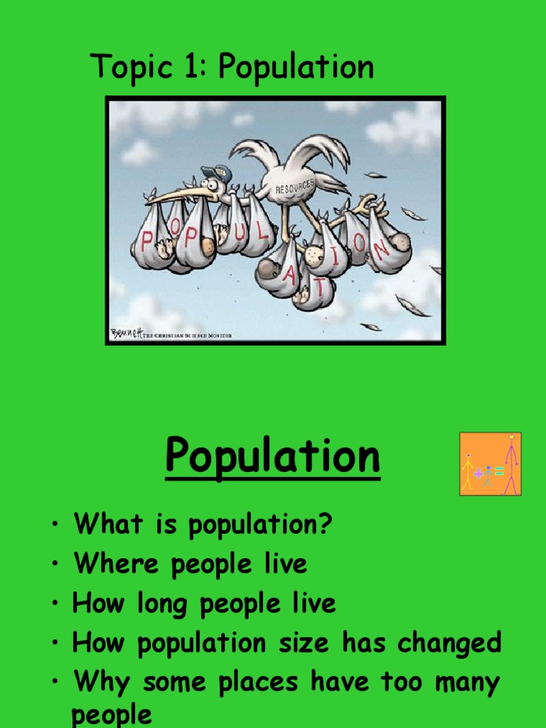 Intro What Is Population | PDF | Birth Rate | Population