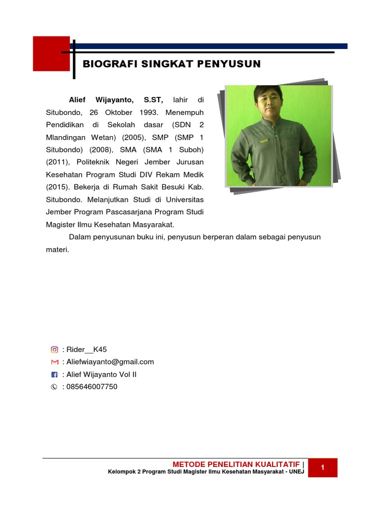 Biografi Singkat Penyusun | PDF