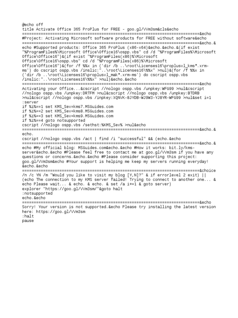 One-click activation of Office 365 ProPlus through KMS activation ...