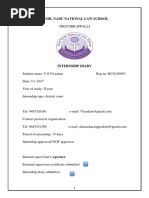 Final Internship Report Format- (1) | Law School | Internship