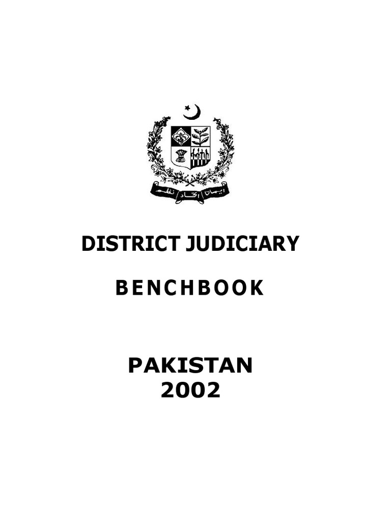 Benchbook 2002 | PDF | Bail | Judiciaries