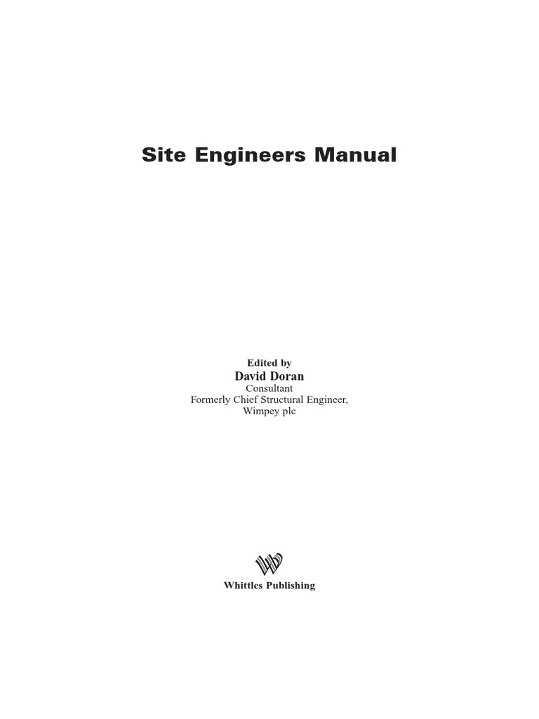 Site Engineers Manual PDF | PDF | Real Estate Law | Building Materials