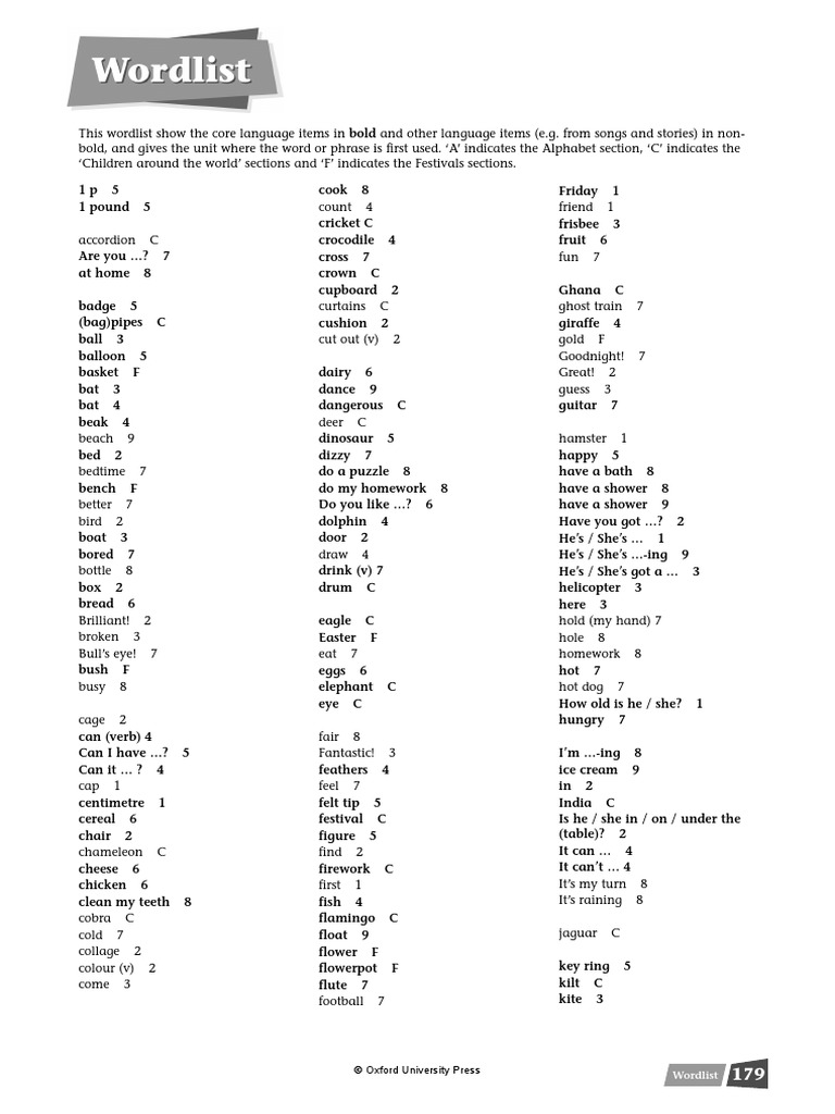 Incredible English 2 - Wordlist | PDF | Leisure | Nature
