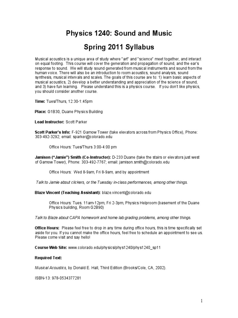 Music and Science (2015 - 02 - 20 05 - 07 - 23 UTC) | PDF | Homework ...