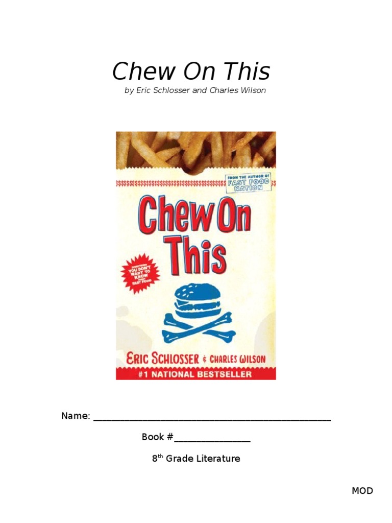 Vocabulary Practice for "Chew On This" | PDF | Muckraker | Soft Drink
