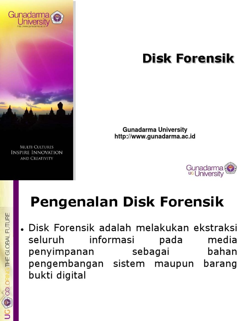 M08 Disk Forensik | PDF | Teknologi & Rekayasa