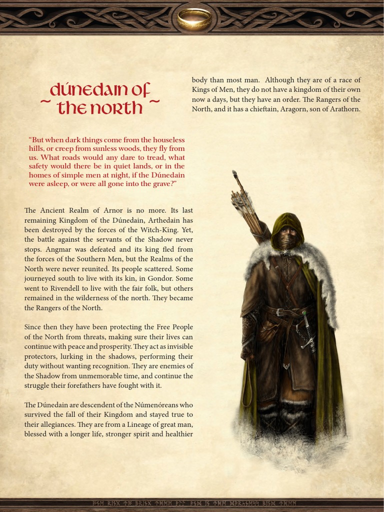 Dunedáin of The North | PDF | Middle Earth | Leisure
