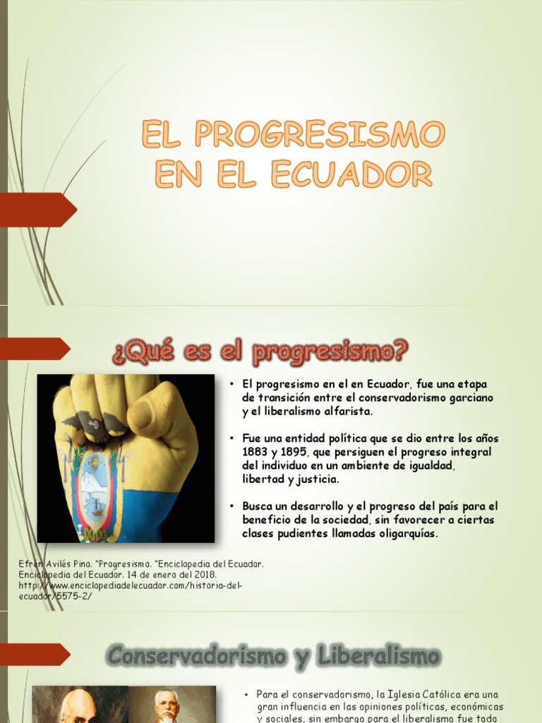 El Progresismo en El Ecuador 1 | PDF | Progresismo | Ecuador