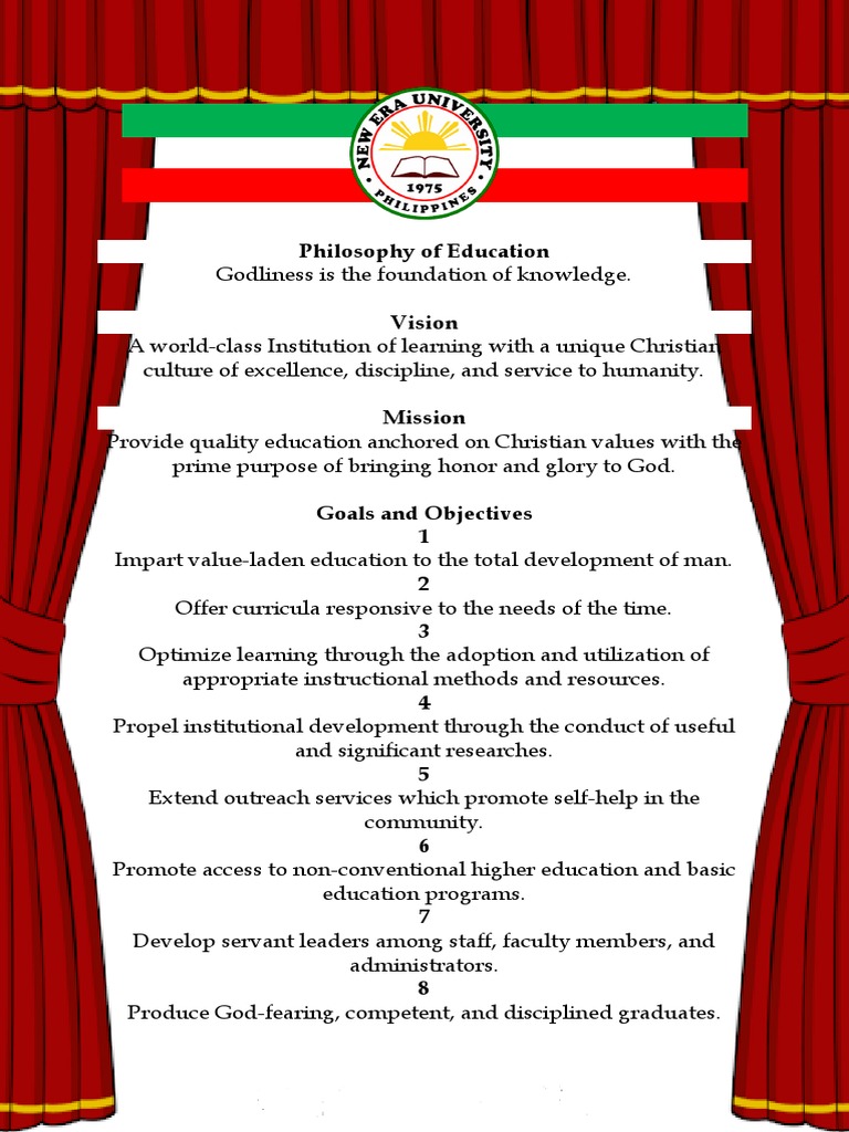 Christian Philosophy of Education | PDF