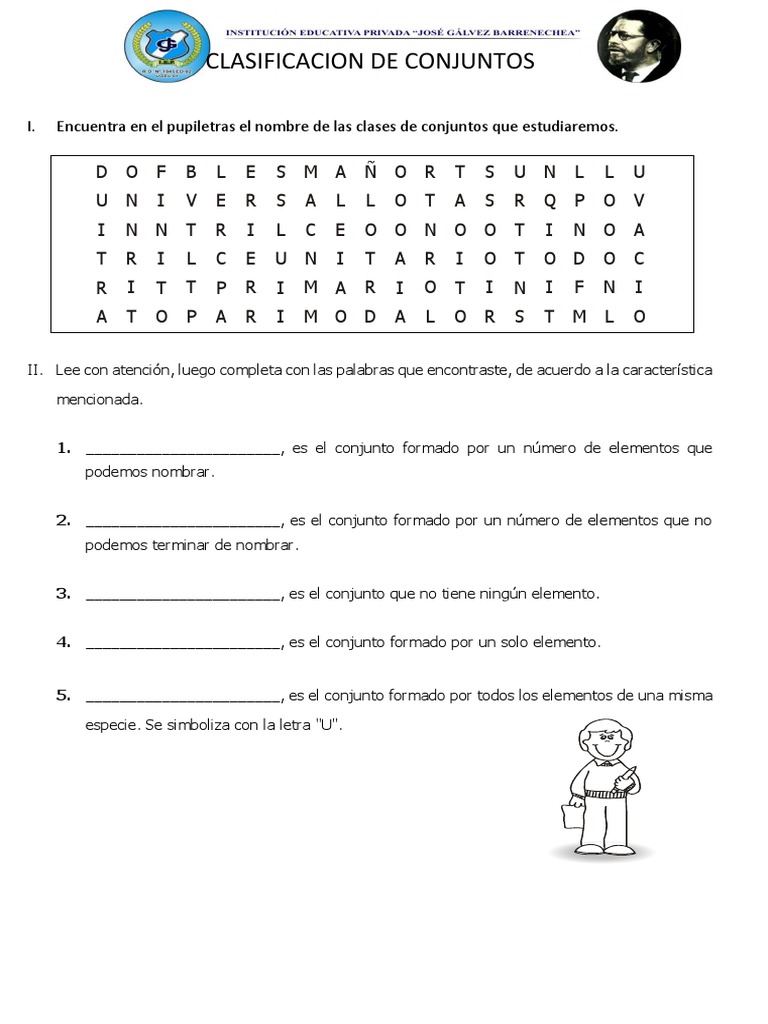 Clasificacion de Conjuntos | PDF
