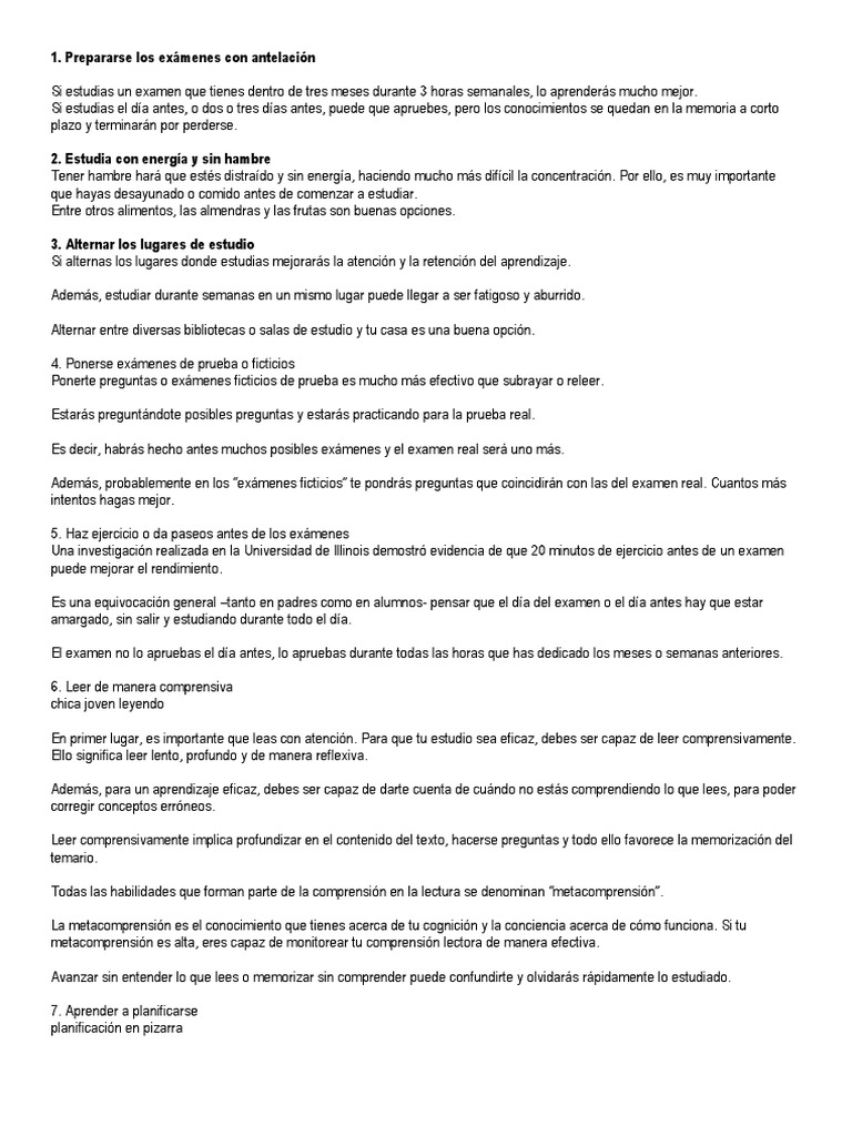 Habitos de Estudio | PDF | Autoeficacia | Prueba (evaluación)