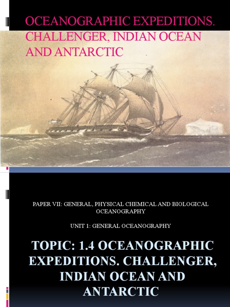 Oceanographic Expeditions. Challenger, Indian Ocean and Antarctic | PDF