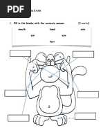 KG3 English Worksheet | PDF | Linguistics