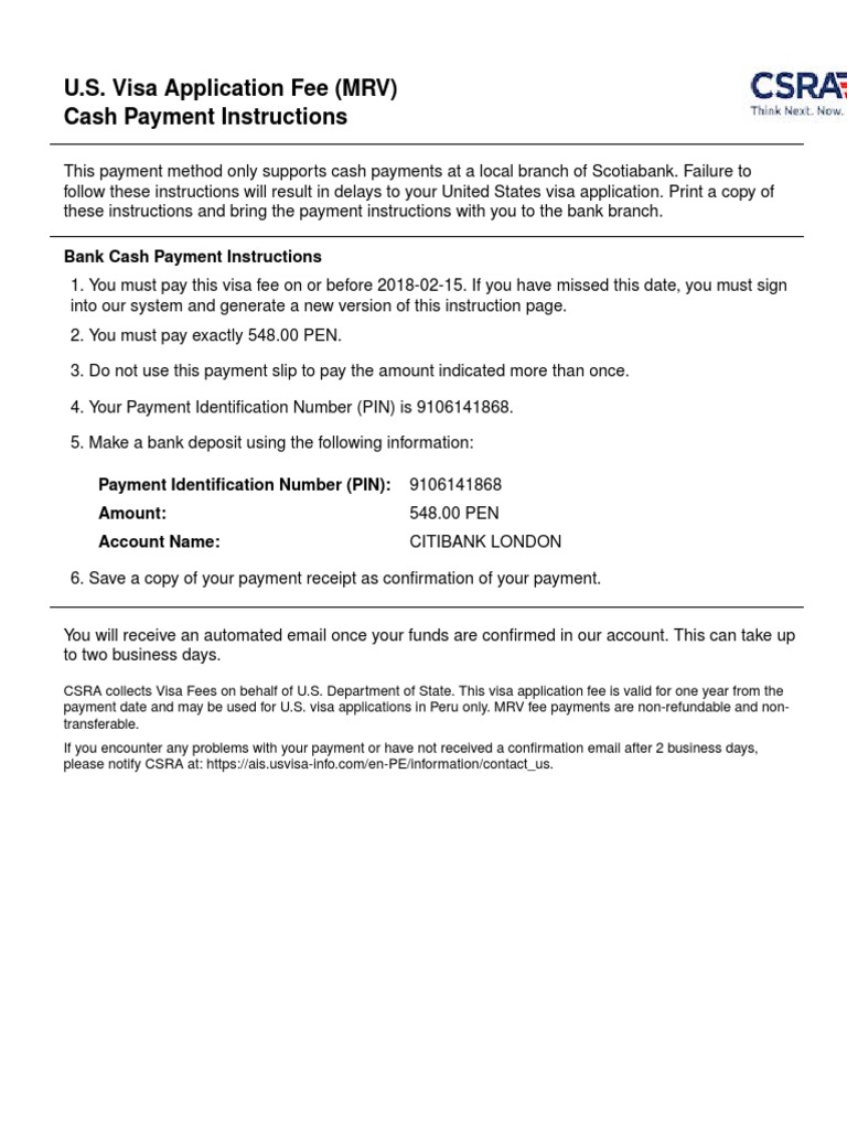 Payment Instructions | PDF | Banks | Financial Services