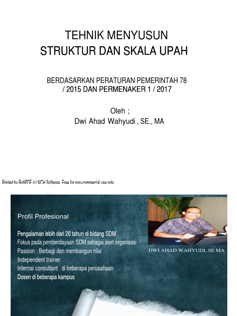 Microsoft PowerPoint - Struktur Dan Skala Upah 2017 (Compatibility Mode ...