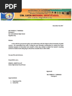 Remedial Class Letter | PDF