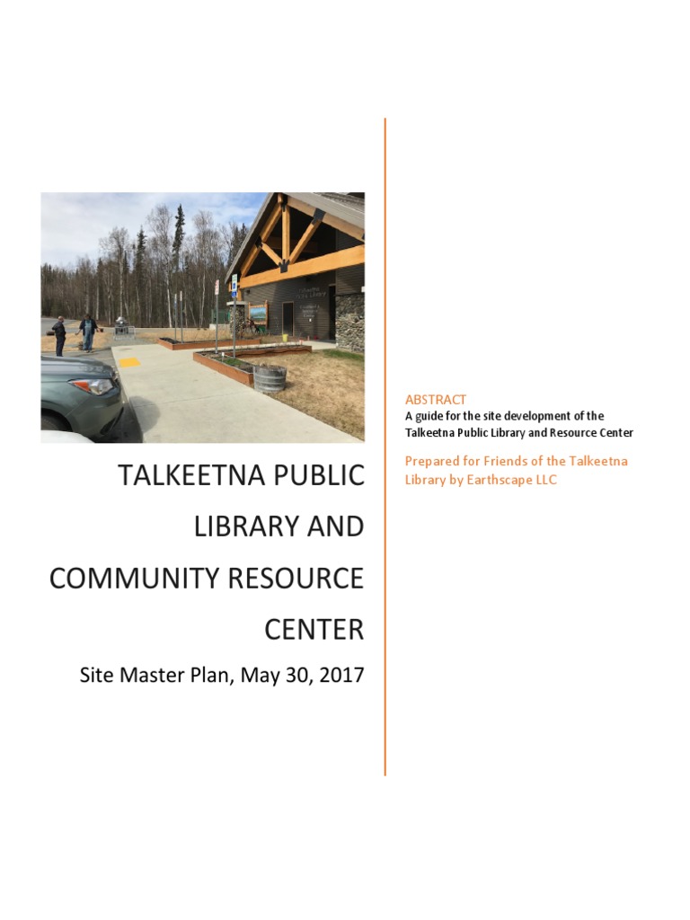 Talkeetna Public Library and Community Resource Center: Site Master ...