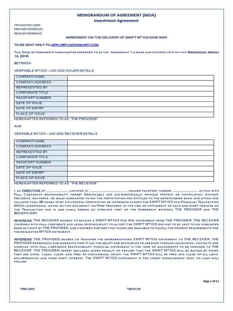 Moa Mt103 202 One Way | Wire Transfer | Payments | Free 30-day Trial ...