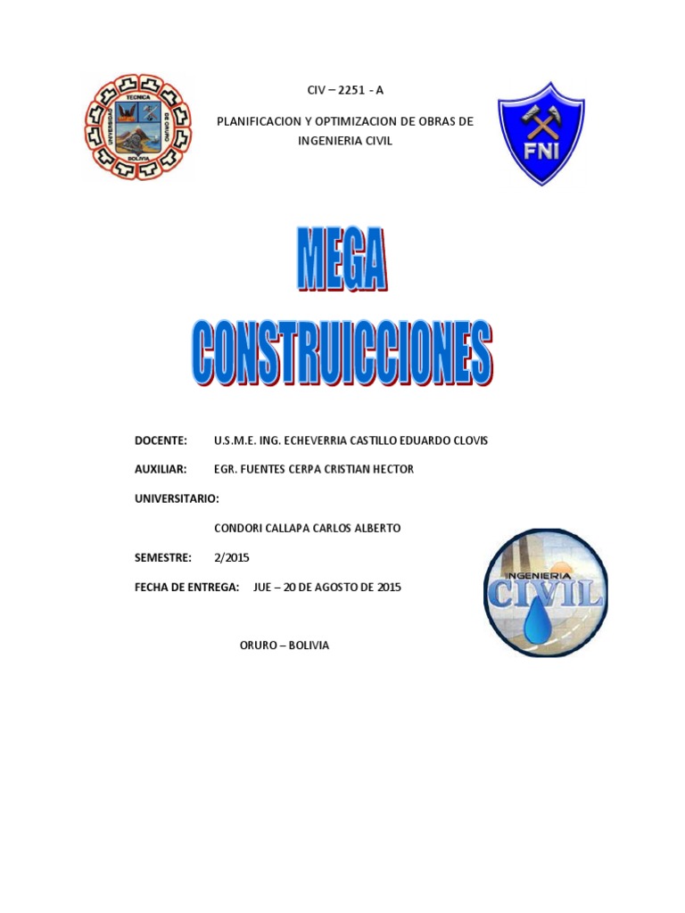 Mega Construcciones | PDF | Science | Ingeniería
