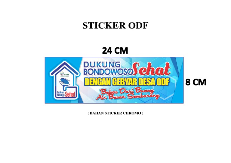 Spec Sticker Odf | PDF