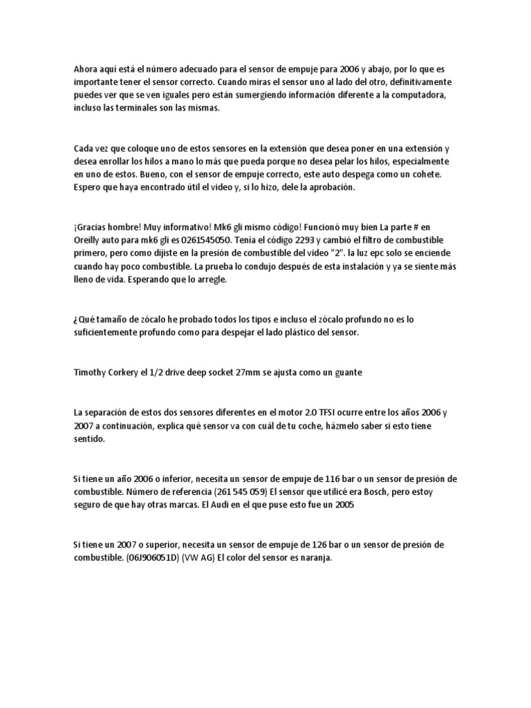El Sensor de Temperatura Del Anticongelante G83 VW Bora GLI 2.0 FSI ...