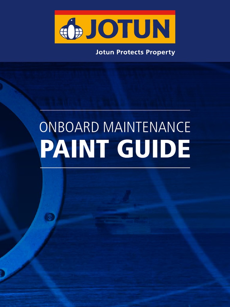 Onboard Maintenance Paint Guide | PDF | Paint | Materials
