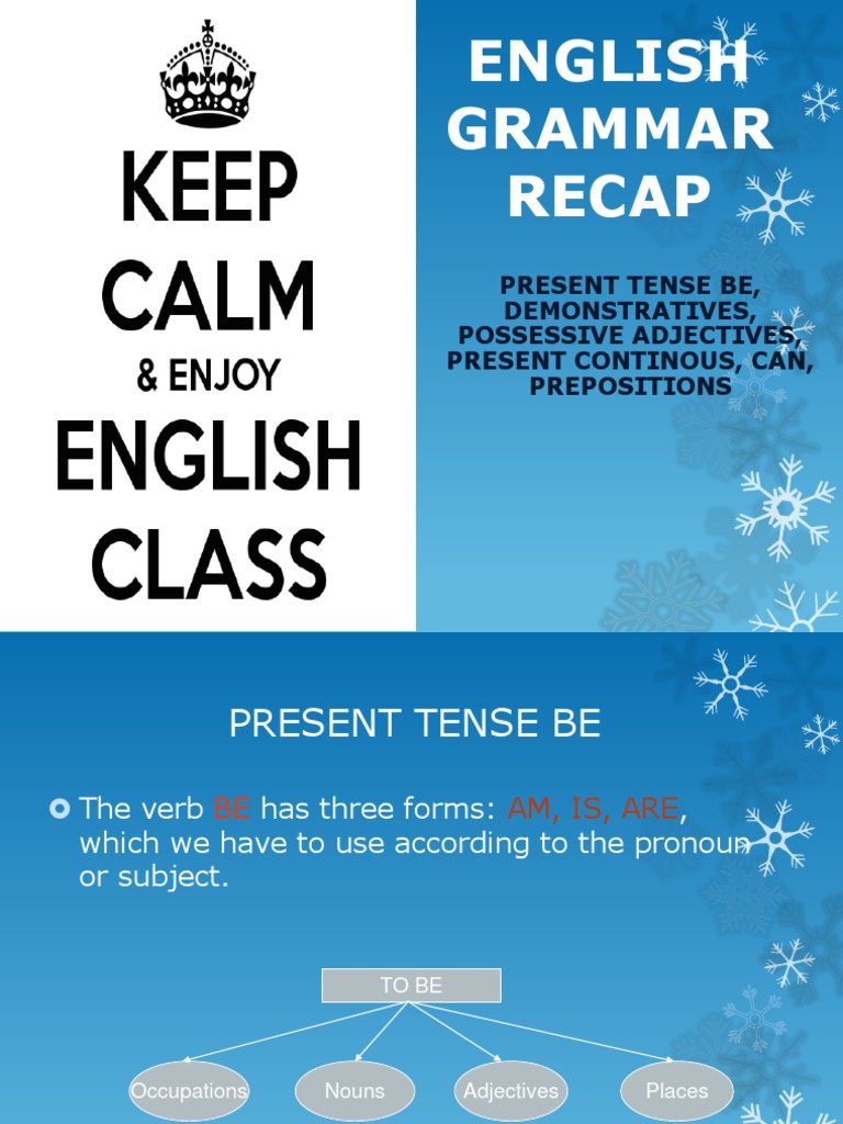 English Grammar Recap | PDF | Question | Plural