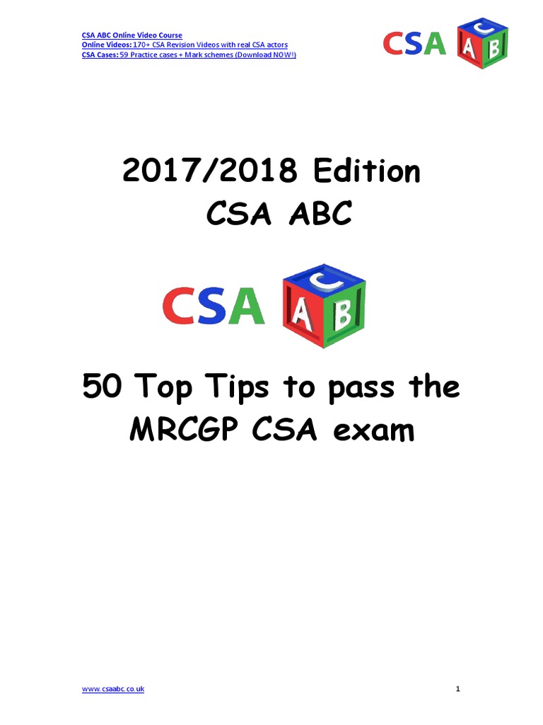 CSA Exam Preparation Guide | PDF | Test (Assessment) | Nursing