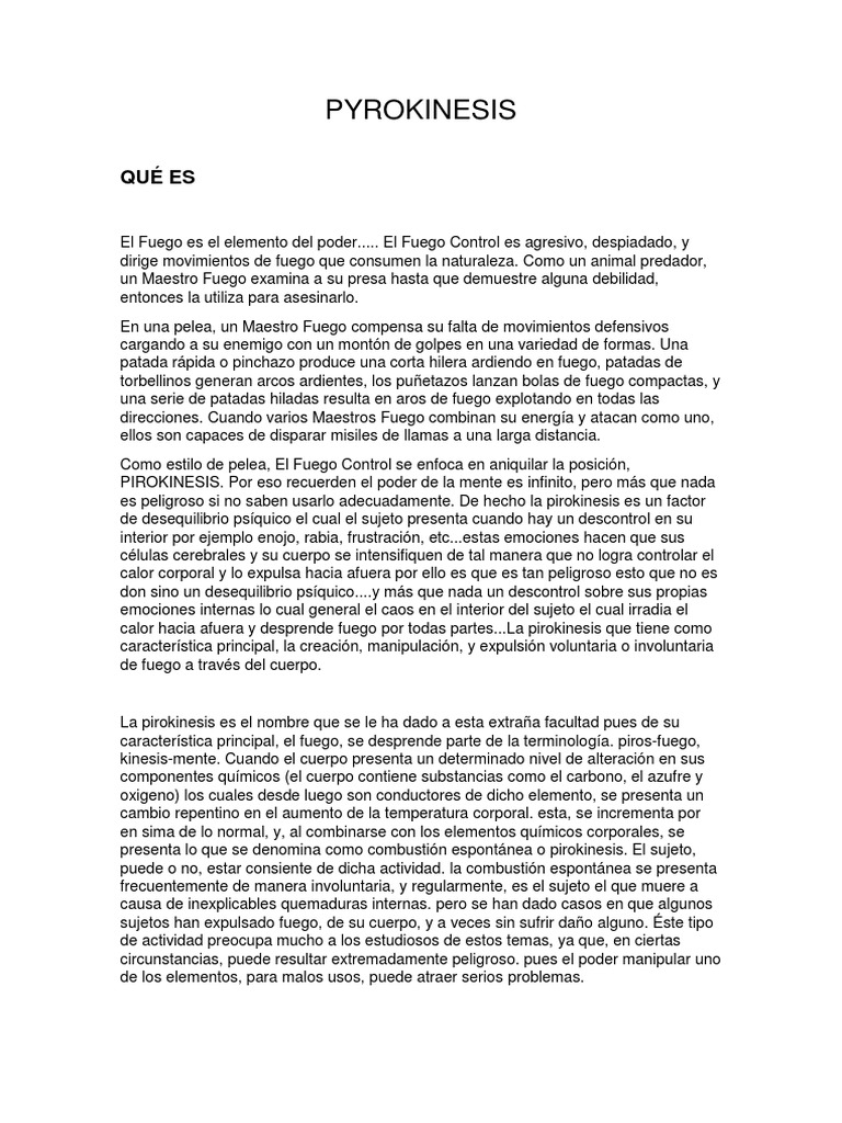 Pyrokinesis | PDF | Meditación | Respiración