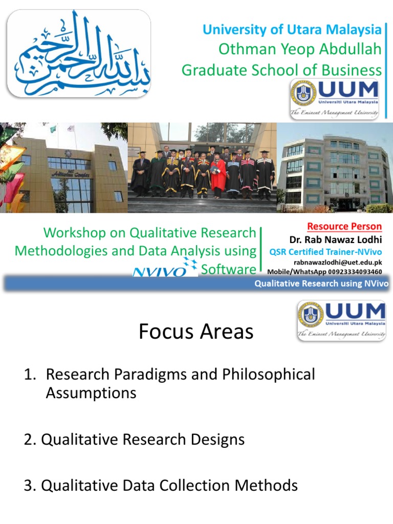 Othman Yeop Abdullah Graduate School of Business: University of Utara ...