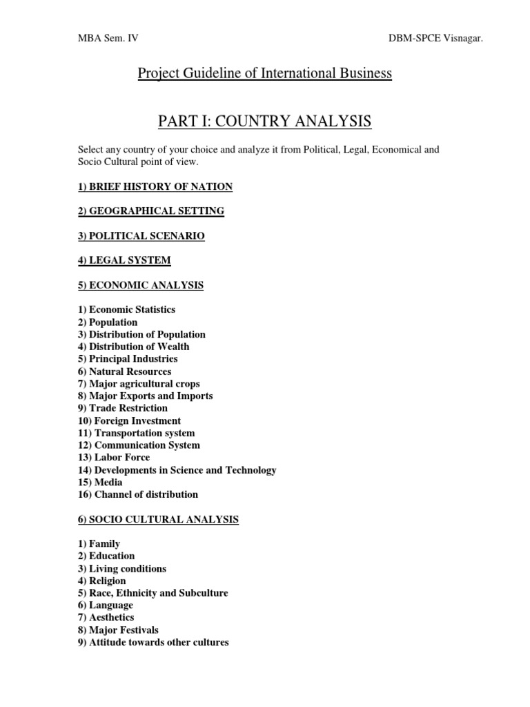 IB Project Guideline-2011 | PDF