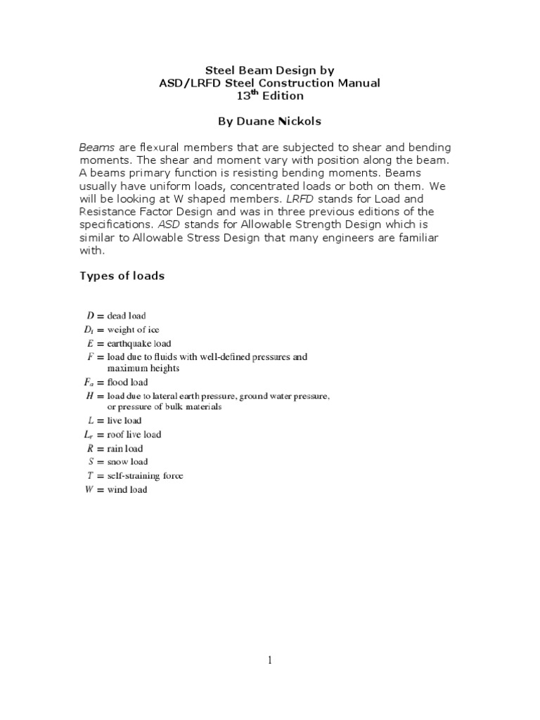 Steel Beam Design | PDF | Bending | Beam (Structure)