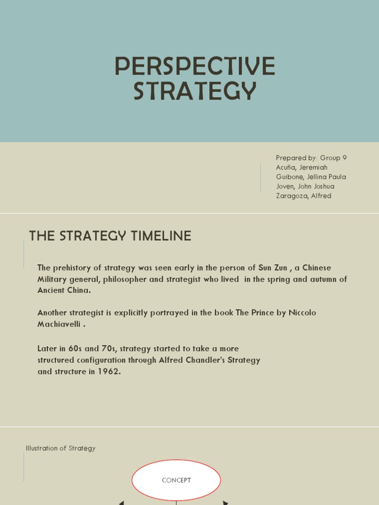 Perspective Strategy | PDF | Strategic Management | Resource