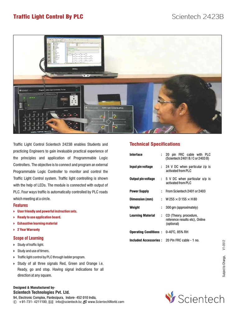 Scientech 2423B | PDF