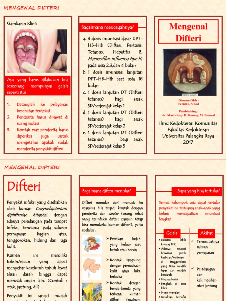 Leaflet Difteri | PDF