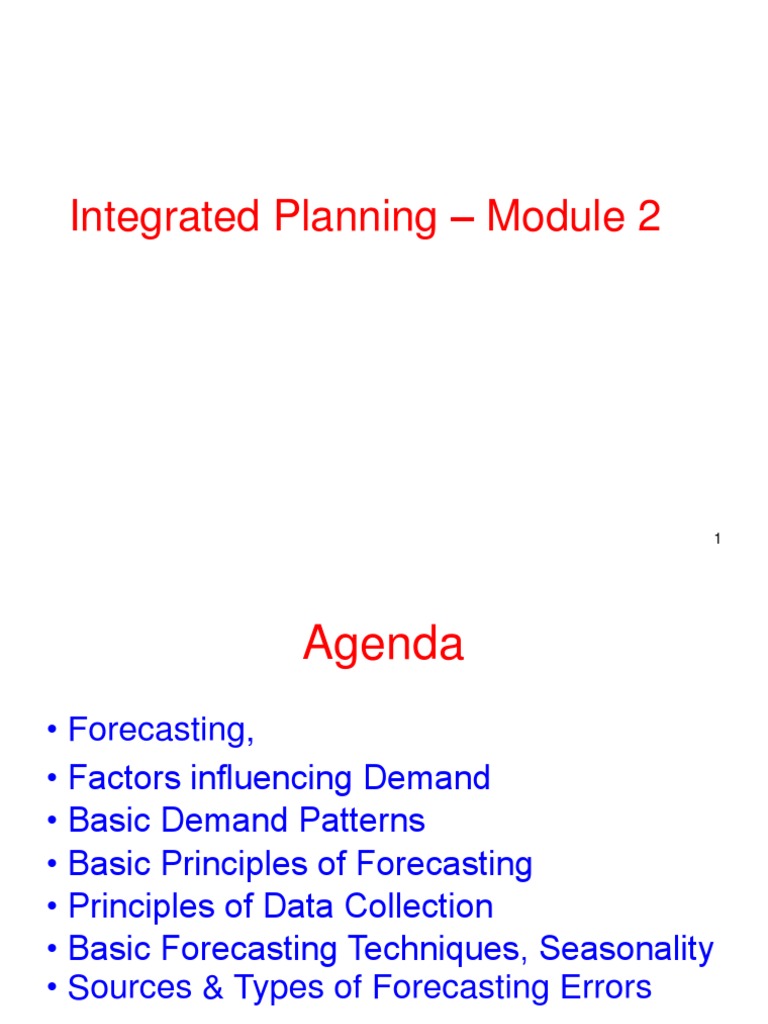 2 - Forecasting and Demand Planning | PDF | Forecasting | Moving Average