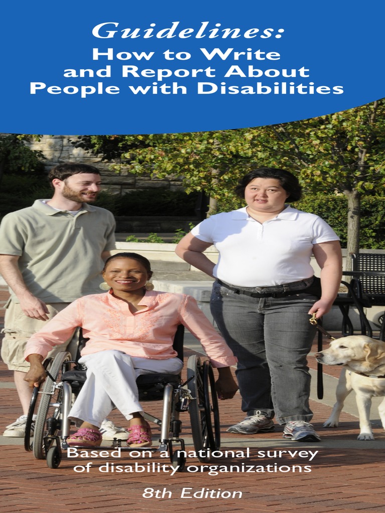Guidelines: How To Write and Report About People With Disabilities 8th ...