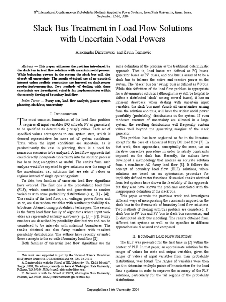 Slack Bus PDF | PDF | Maxima And Minima | Derivative