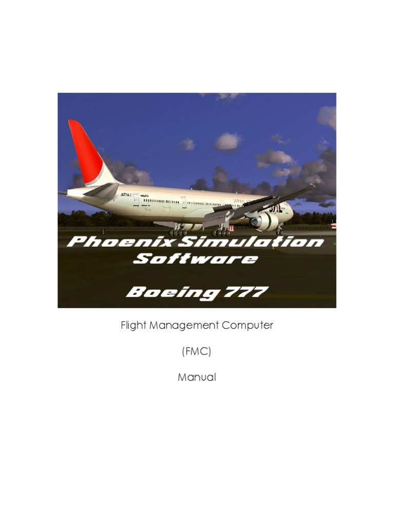 Pss b777 FMC Manual | Download Free PDF | Aviation | Aeronautics