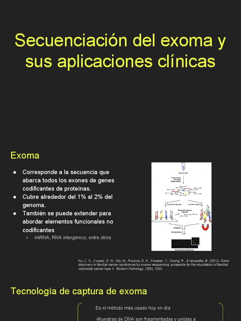 Exoma | PDF | Genética | Enfermedades y trastornos