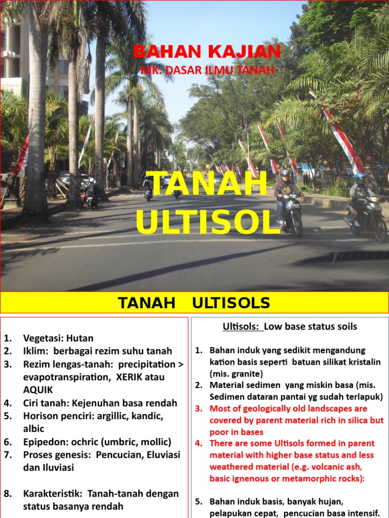 Dasar Ilmu Tanah Tanah Ultisols | PDF | Sains & Matematika