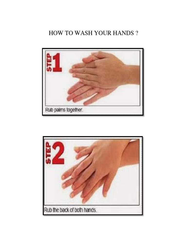 Cara Basuh Tangan | PDF