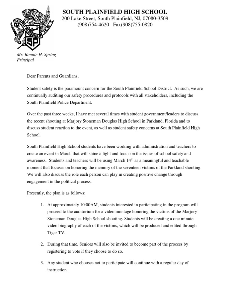 Parent Letter | PDF | Behavior Modification