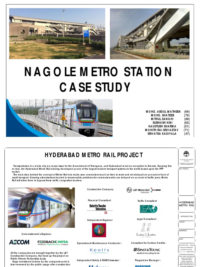 Nagole Metro Station Case Study | PDF | Train Station | Rapid Transit