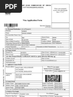 Bangladesh Visa/NVR Application Form | PDF | Travel Visa | Passport
