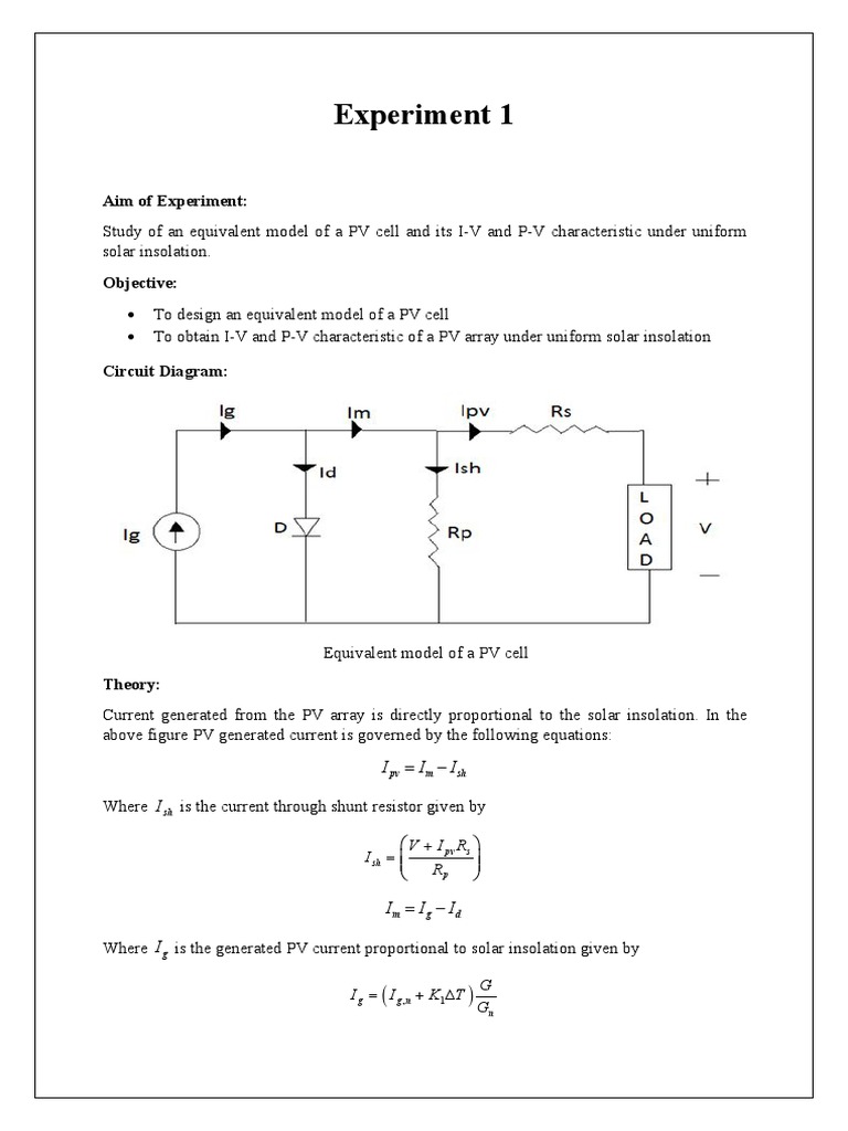 Aim of Experiment | PDF | Electrical Equipment | Electrical Engineering