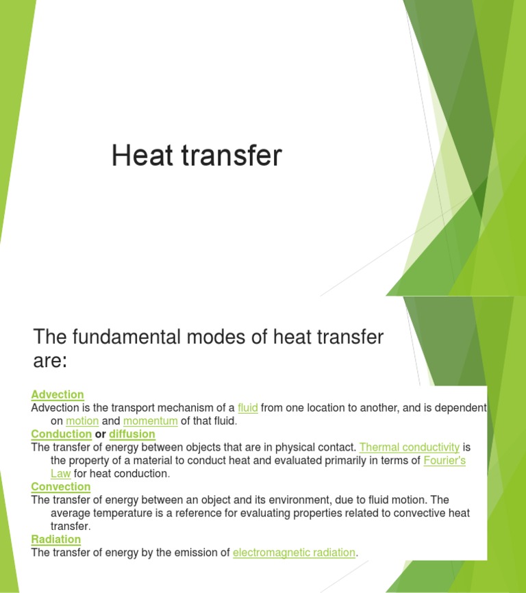 Modes of Heat Transfer Explained | PDF